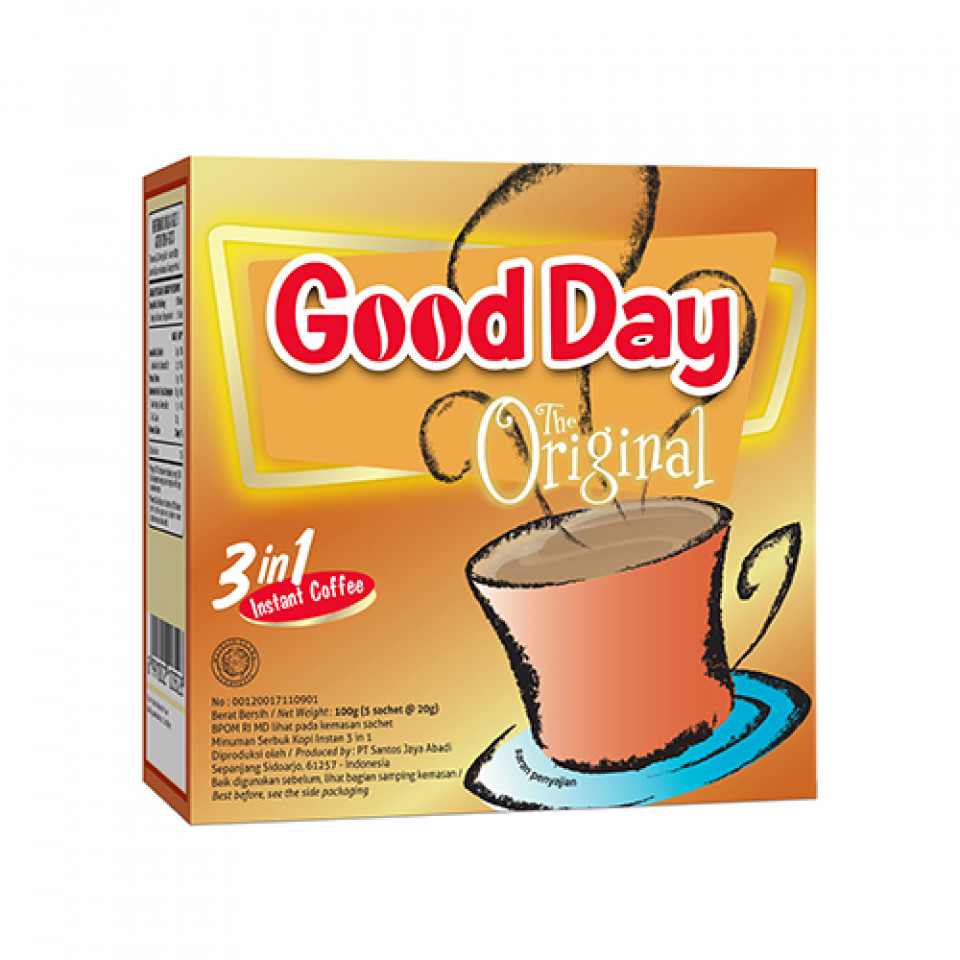 Good Day Kopi Original Dus (5 Sachet @20 Gram) | Kapal Api Store ...