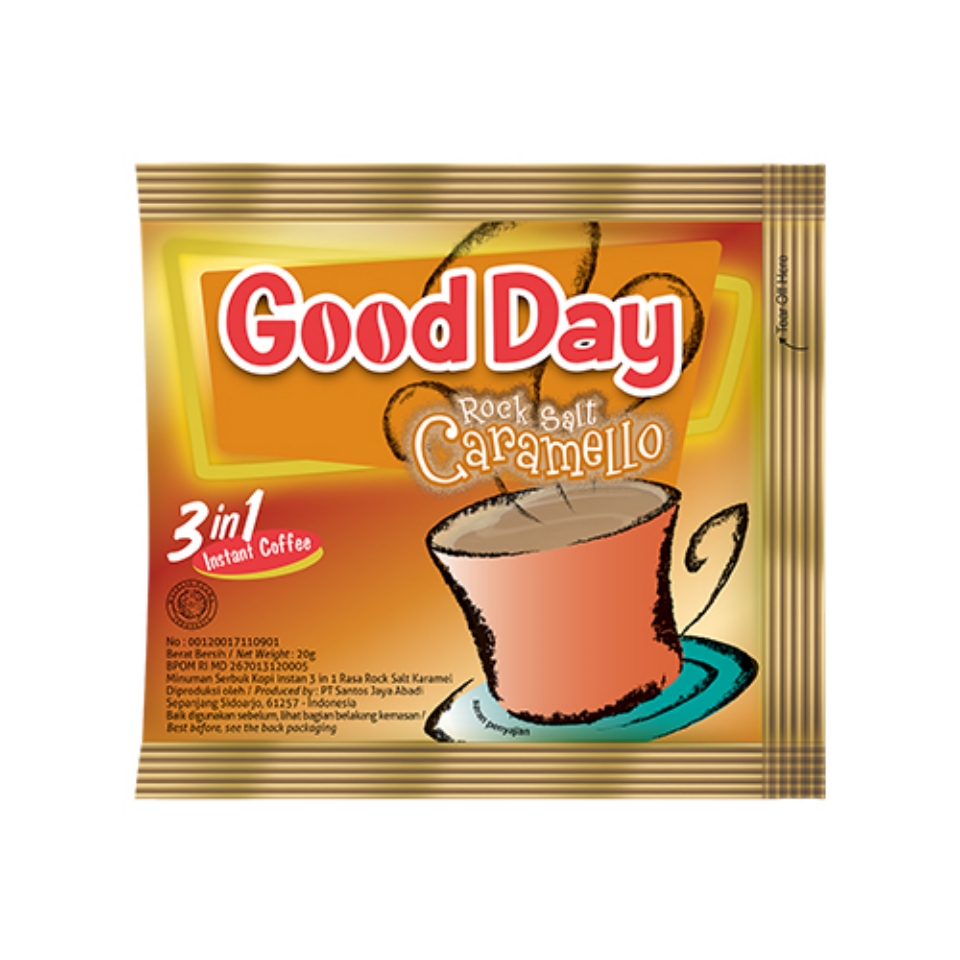 Good Day Rock Salt Caramello Pack 10 (10 Sachet @20 gram) | Kapal Api ...