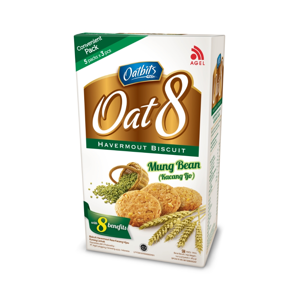 Oatbits Oat 8 Mung Bean Dus (5x28.5 gram) | Kapal Api Store: Official E-Commerce PT Kapal Api Global