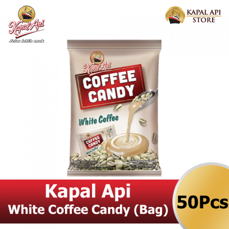 KAPAL API WHITE CANDY BAG (24X50) PCS | Kapal Api Store: Official E ...