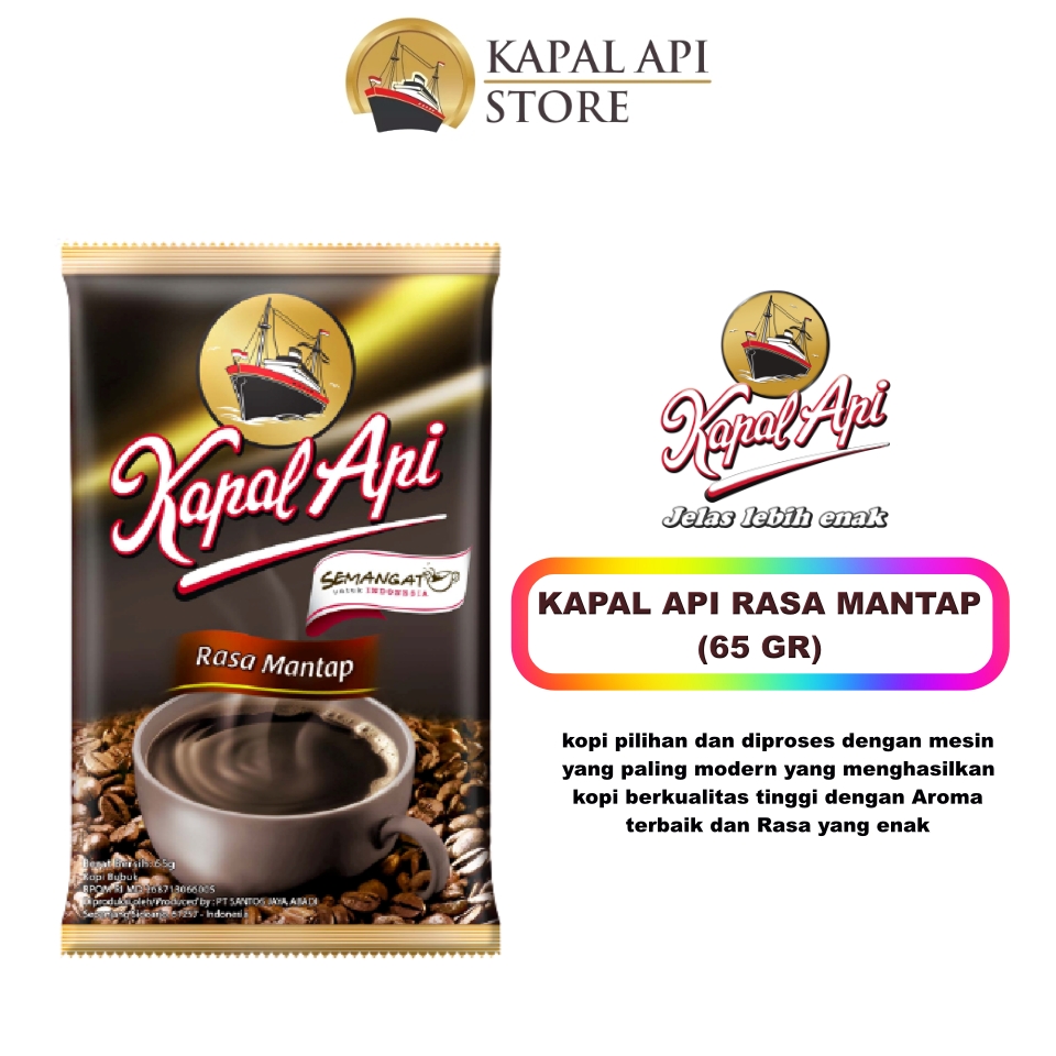 Kapal Api Rasa Mantap 65 Gram | Kapal Api Store: Official E-Commerce PT ...