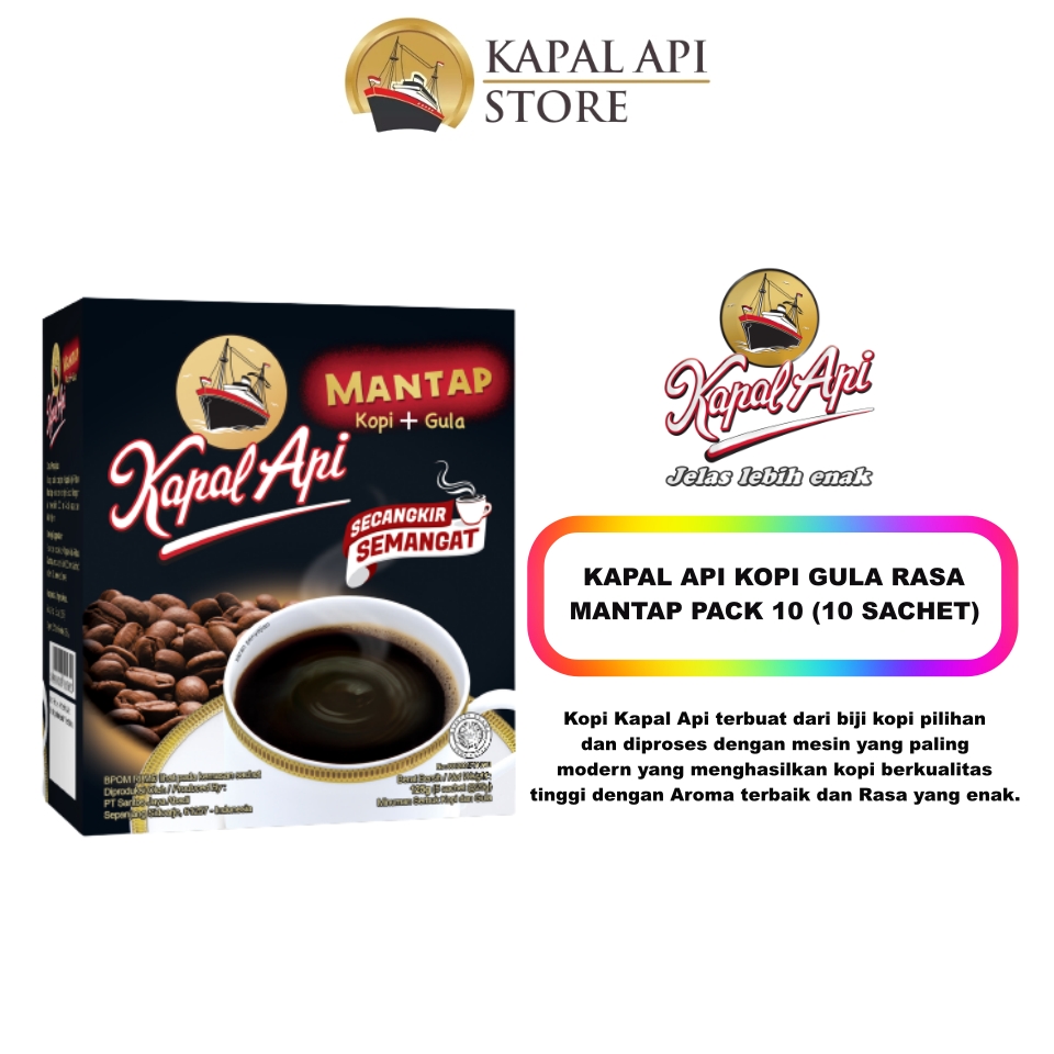 Kapal Api Gula Rasa Mantap - Dus | Kapal Api Store: Official E-Commerce ...