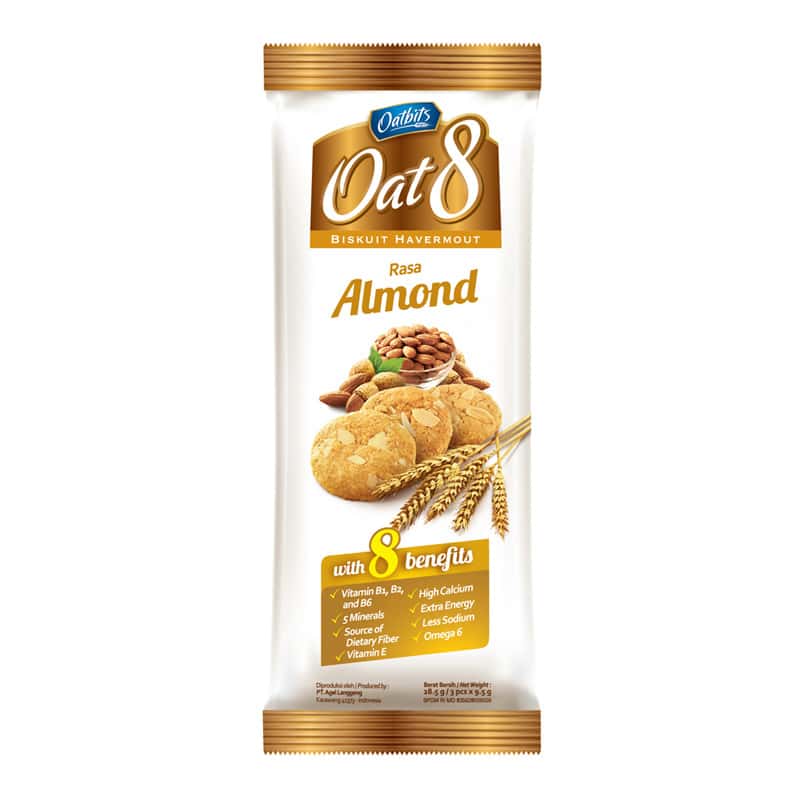 Oatbit Oat 8 Almond (Sch, 4X12X28.5) GR | Kapal Api Store: Official E-Commerce PT Kapal Api Global
