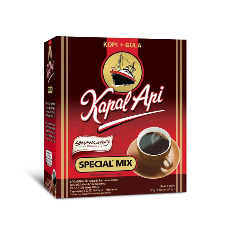 Kapal Api Special Mix - Dus (5 sachet @24 gram) | Kapal Api Store ...